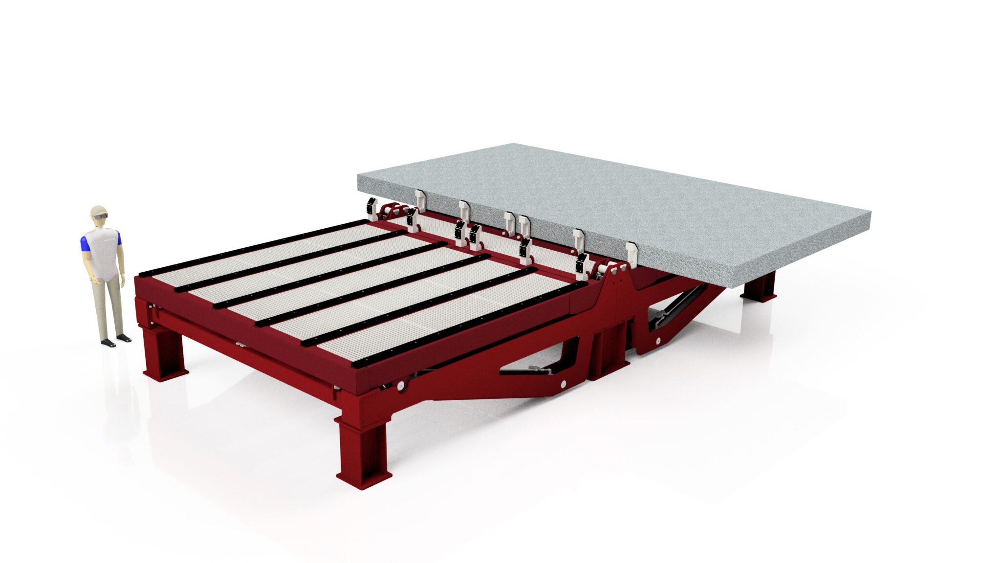 Tilting frame floor elements - Consmema metalworking Consmema metalworking